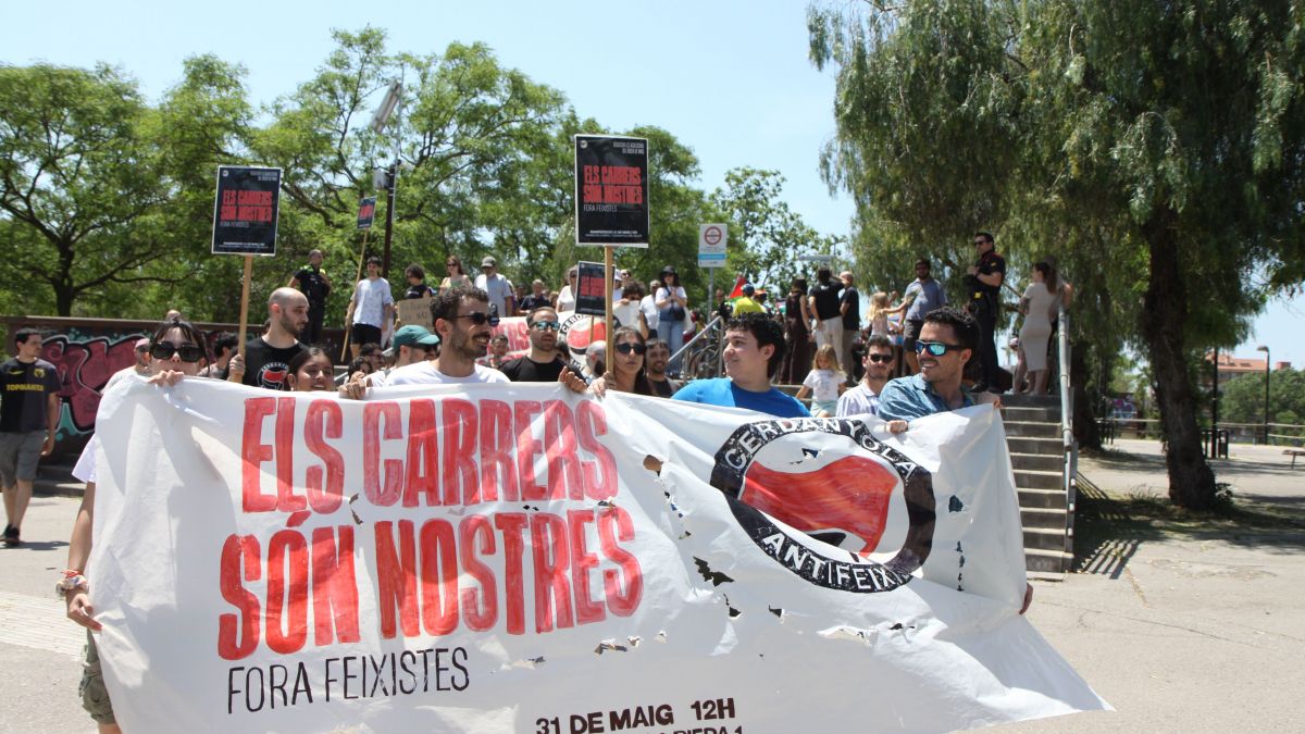 FOTOS | Mobilització unitària contra el feixisme i LGTB-fòbia